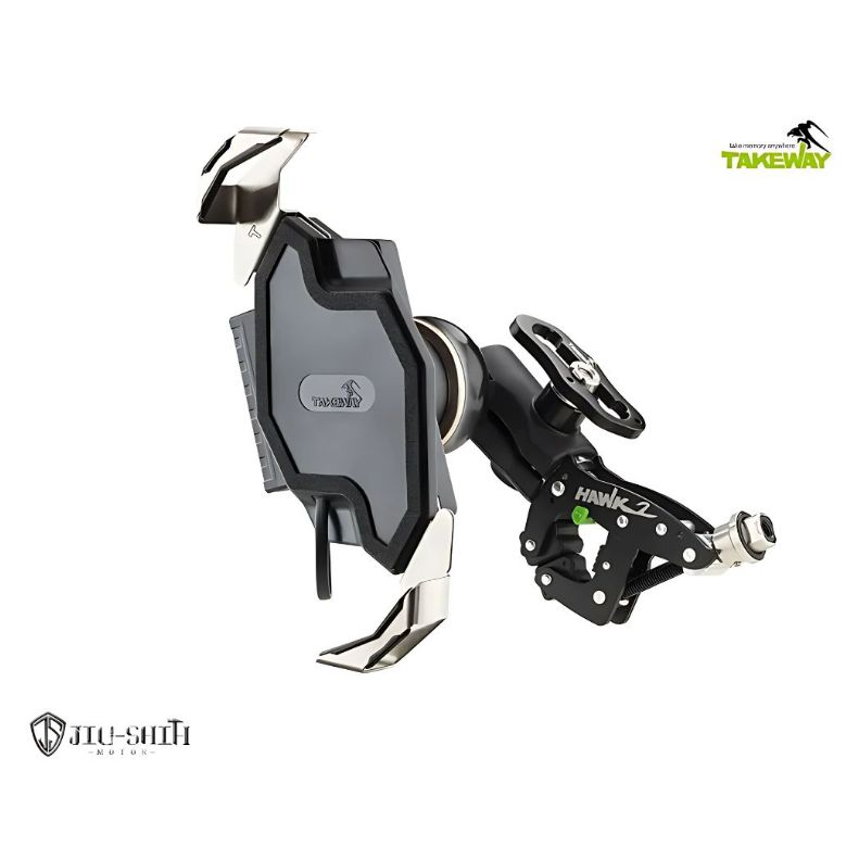 【鉅石】TAKEWAY HAWK2-PH06 AnvR/AnvPro 黑隼Z手機座 無線充電版 磁浮減震 防盜 台灣製 | 蝦皮購物