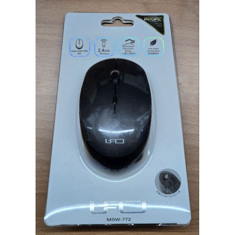 INTOPIC UFO-MSW-772 2 .4GHz 無線滑鼠 無線光學滑鼠 | 蝦皮購物