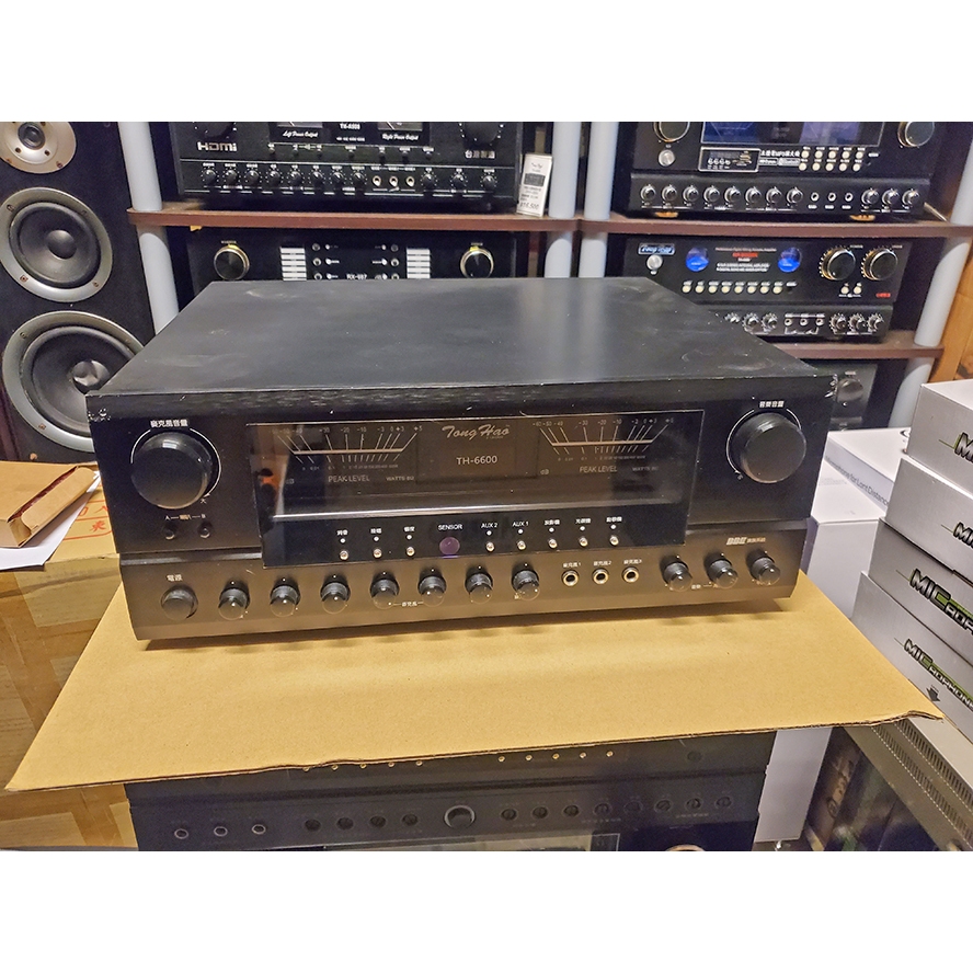 【中古】通好 TongHao 卡拉OK綜合擴大機 TH-6600 數位回音混音 200W 4-8Ω 重量14kg | 蝦皮購物
