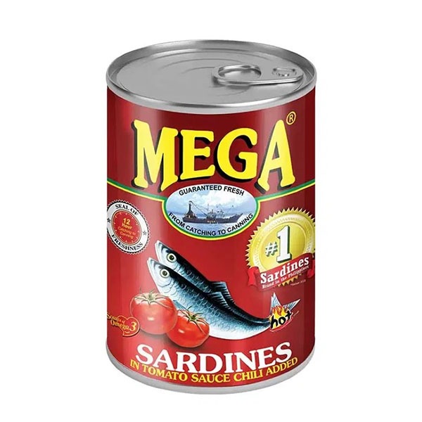 MEGA Sardines Red Hot_155g | 蝦皮購物