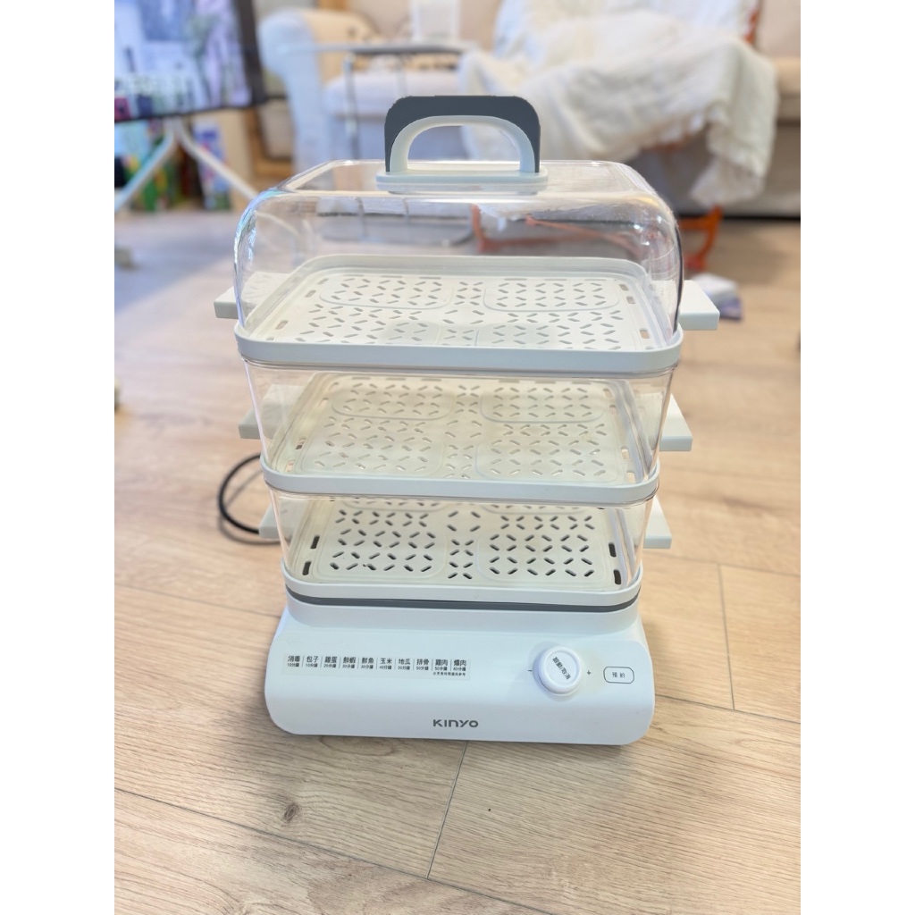 二手 KINYO 18L多功能智慧鮮蒸鍋 電蒸鍋 蒸籠 料理蒸鍋 料理蒸煮 二手 | 蝦皮購物