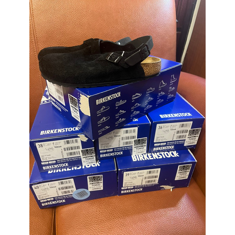 歐洲公司貨 勃肯 Birkenstock Tokio II 反毛皮 麂皮 涼鞋 | 蝦皮購物