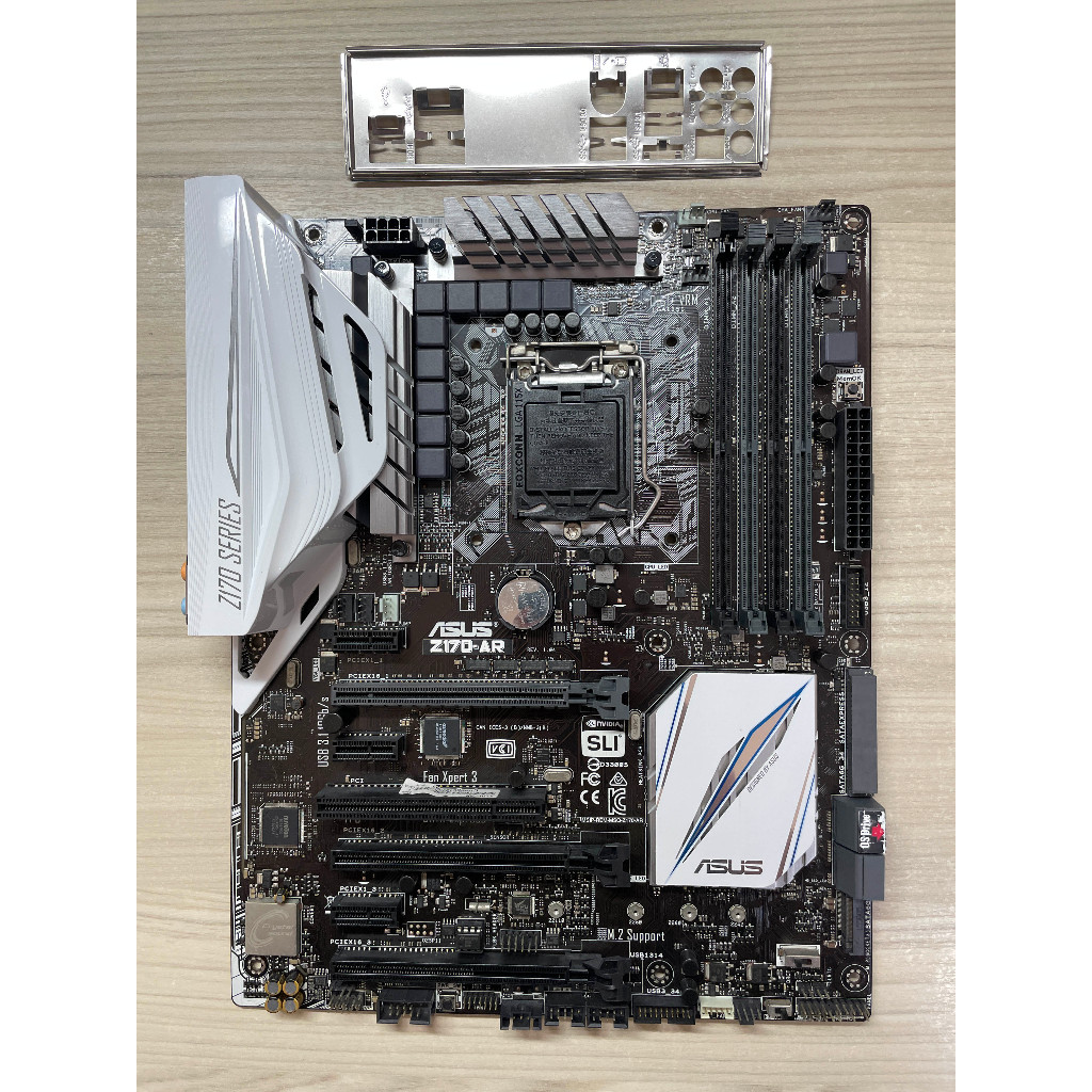 ⭐️【華碩 ASUS Z170-AR 】⭐ 支援1151腳位/支援 6、7代處理器/附檔板/保固3個月 | 蝦皮購物