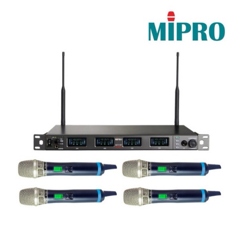 MIPRO ACT-747 寬頻無線麥克風[來電享最低價]搭配新式麥克風TYPE-C充電 | 蝦皮購物