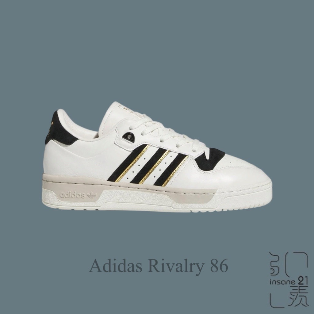 ADIDAS RIVALRY 86 米白 金線 休閒鞋 運動鞋 IF6262【Insane-21】 | 蝦皮購物