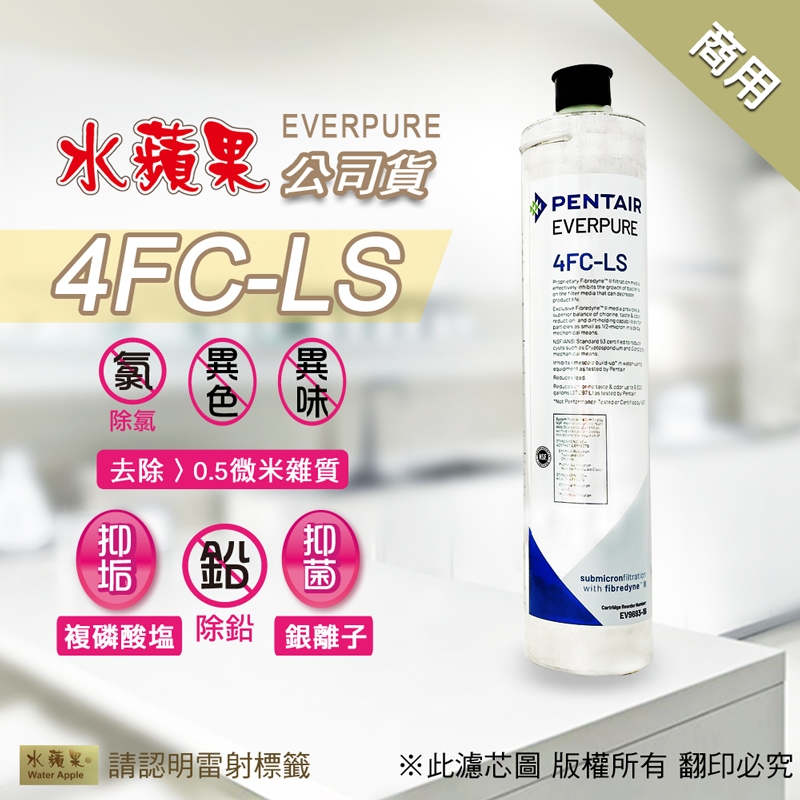 【水蘋果公司貨】EVERPURE 4FC-LS 淨水濾心 | 蝦皮購物