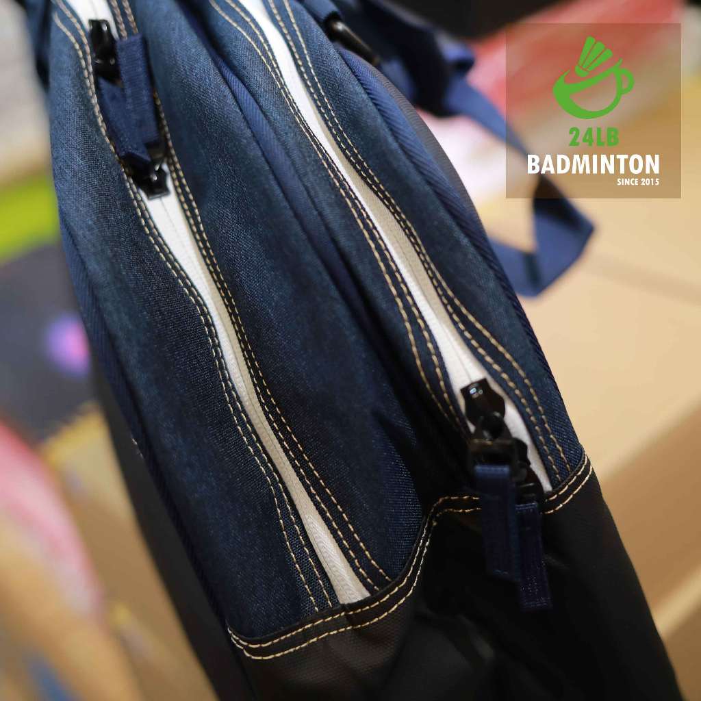 24磅羽球 / VICTOR勝利 矩形包 BR5619 BC 深海藍/無煙煤黑 丹寧配色 | 蝦皮購物