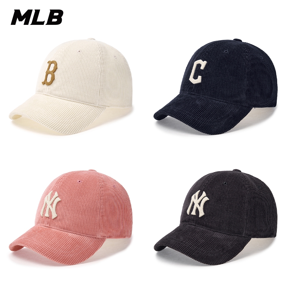 MLB N-COVER 可調式軟頂燈芯絨棒球帽 紅襪/守護者/洋基隊 (3ACPWC146-四款任選)【官方旗艦店】 | 蝦皮購物
