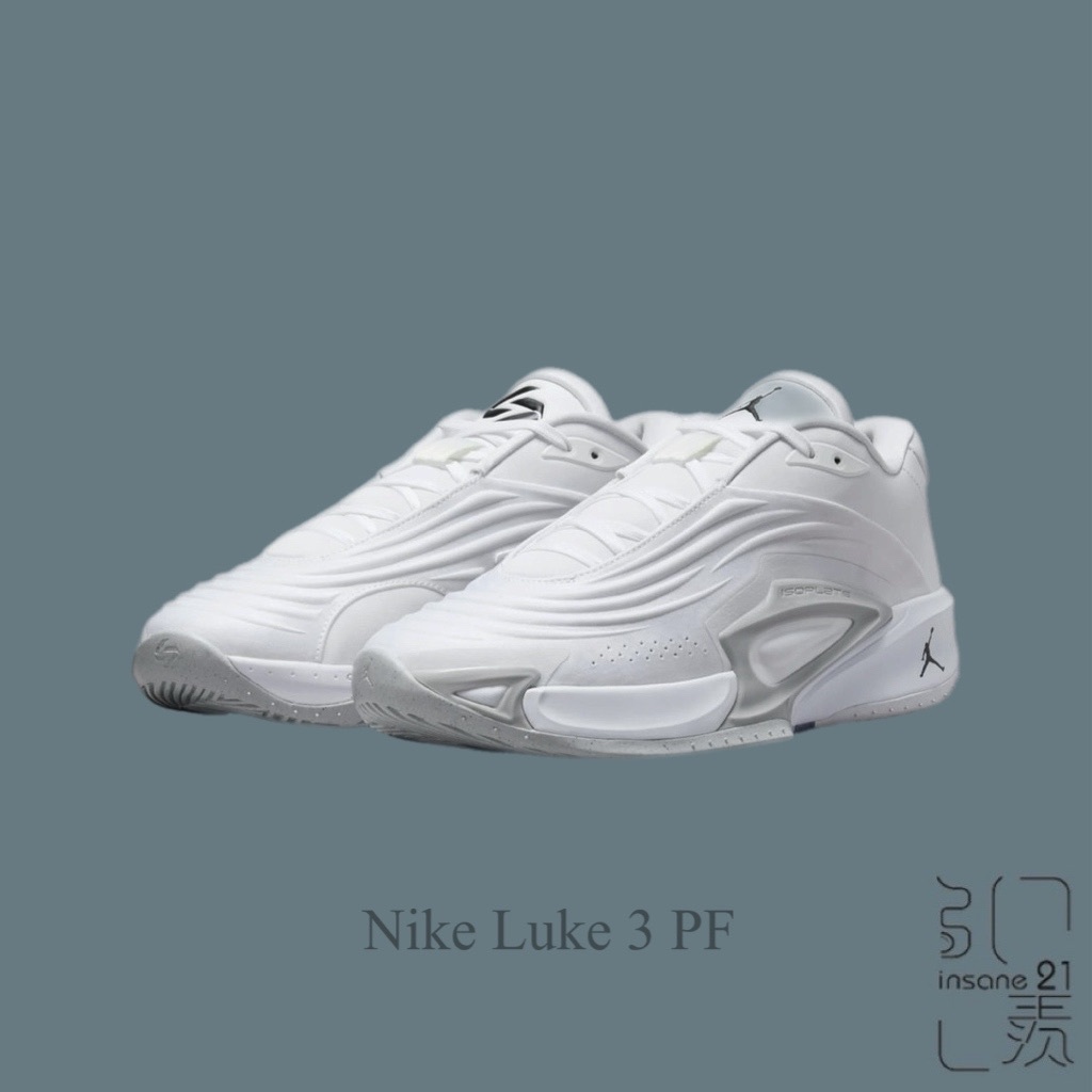 NIKE BASKETBALL LUKA 3 TB PF 男款 籃球鞋 運動鞋 全白 白黑 FQ7455-106 | 蝦皮購物