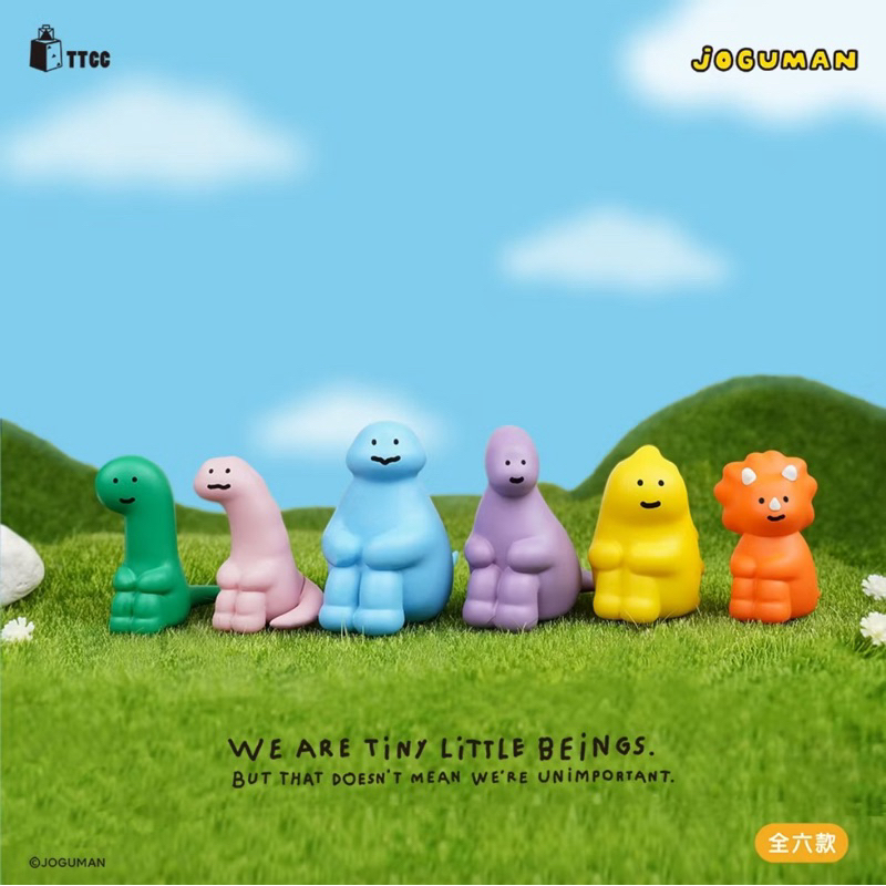 JOGUMAN坐姿公仔系列盲盒（6入盒裝） | 蝦皮購物