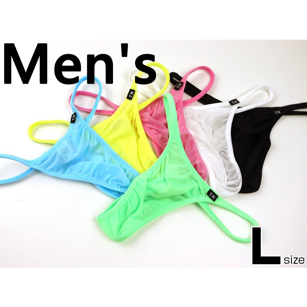 TM日本製男内褲性感一片式細帶微透柔軟滑溜低腰丁字褲335015 | 蝦皮購物