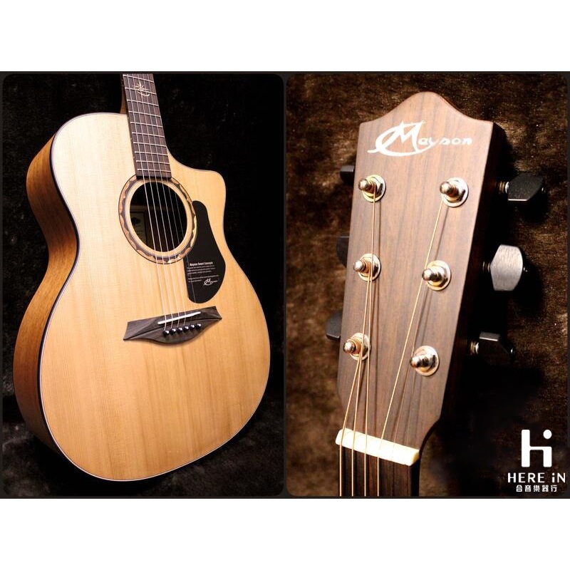 合音樂器行 全新 Mayson Alpha 3 CC 民謠木吉他 41吋 紅松面單 DR弦 贈原廠高質感琴袋 | 蝦皮購物