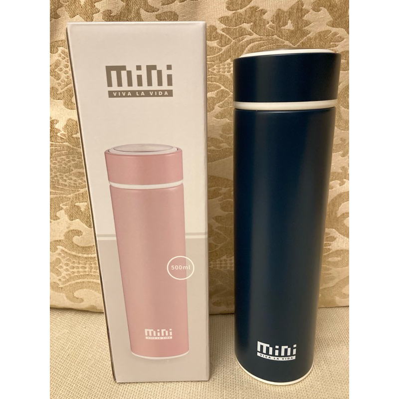 mini《不銹鋼真空保溫杯 500ml 墨藍》 - 全新 | 蝦皮購物