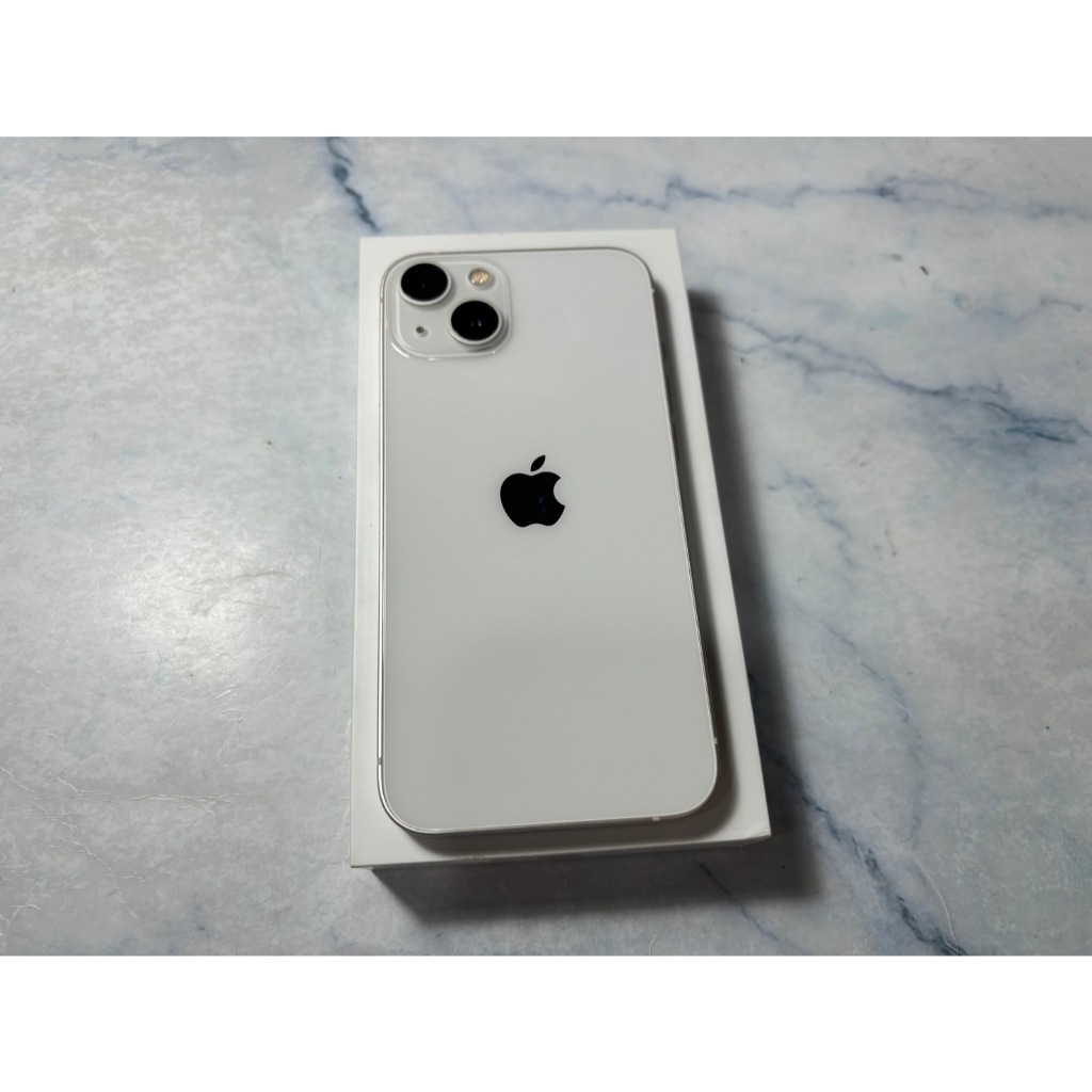 懇得機通訊 二手機 iPhone 13 256G 星光 白色 IOS 18.0【歡迎舊機交換折抵】156 | 蝦皮購物