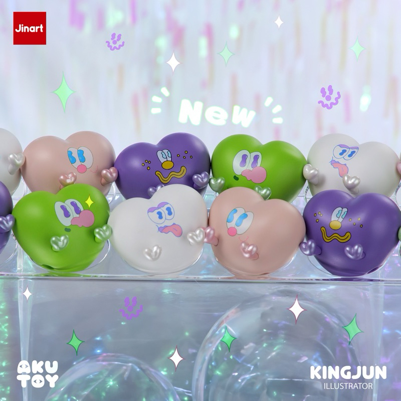 JINART x AKUTOY x KINGJUN 愛心怪獸 醜紫 | 蝦皮購物