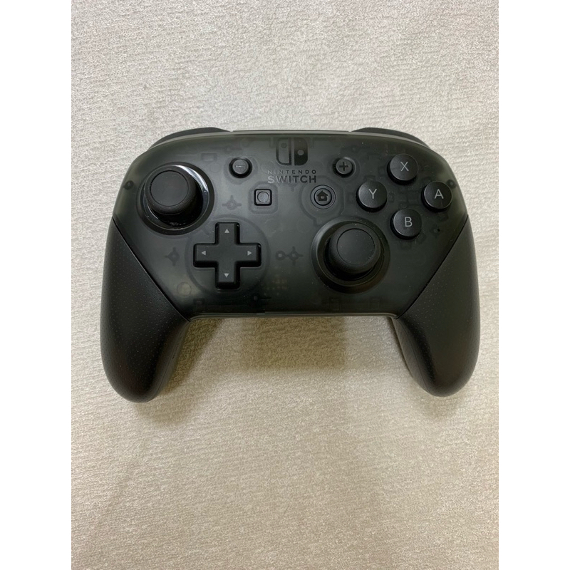 任天堂 Nintendo Switch Pro NS 手把 控制器 黑色 原廠（二手） | 蝦皮購物