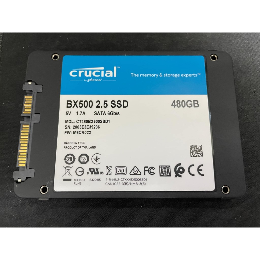 二手 美光 SSD 480G 固態硬碟 快速開機 系統加速 隨機出貨 | 蝦皮購物