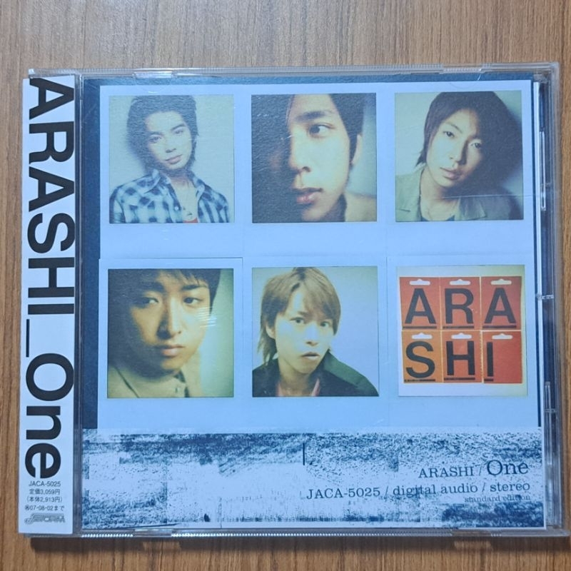 日本團體 ARASHI 嵐 ONE 專輯 日版 CD 附側標 保存良好 | 蝦皮購物