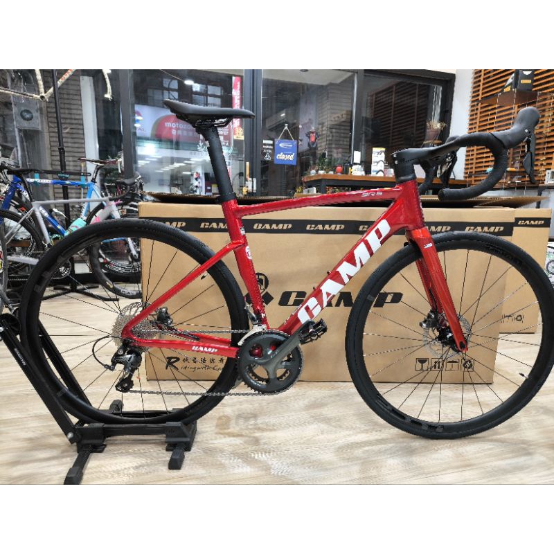 進化單車👉Camp SR5全隱藏線油壓碟煞公路車 碳纖維一体把/碳前叉Shimano碟煞 oneaer | 蝦皮購物