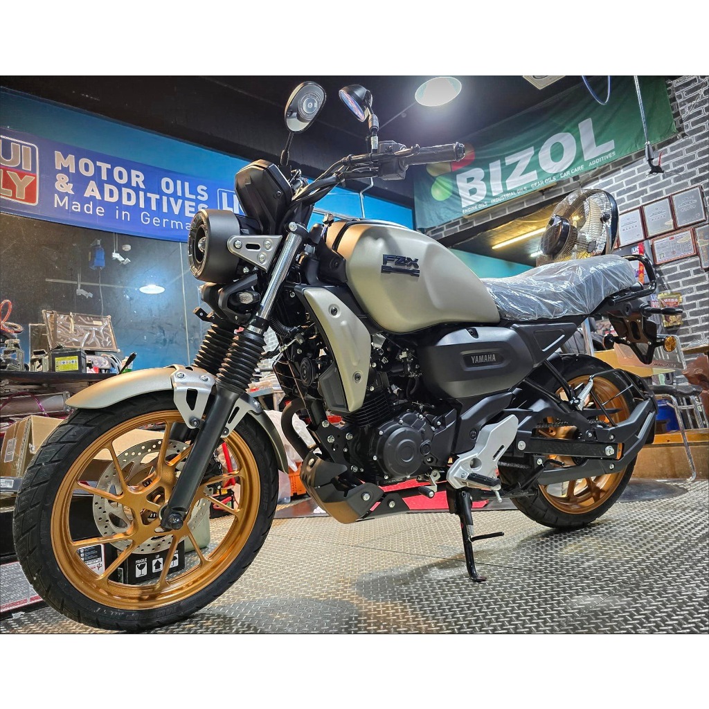 【勝大重機】2024 Yamaha Fzx 150 Abs 全新車售價109萬 白牌輕檔車 Fzx150 奶茶色 蝦皮購物