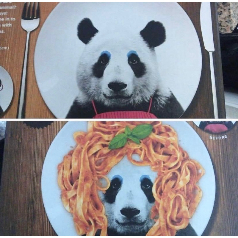 VAFFI 熊貓餐盤。貓熊餐盤。可變換造型 | 蝦皮購物