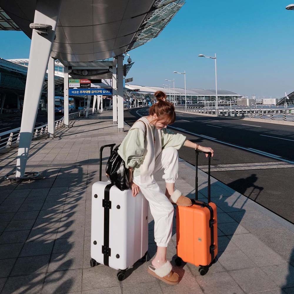 【OUMOS 21吋登機箱 多色可選】行李箱 登機箱 旅行 20吋行李箱 21吋登機箱 | 蝦皮購物
