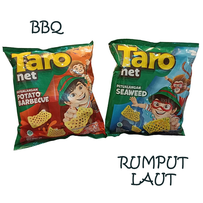 Cemilan Taro Net Rasa Rumput Laut / Potato BBQ 62GR | 蝦皮購物