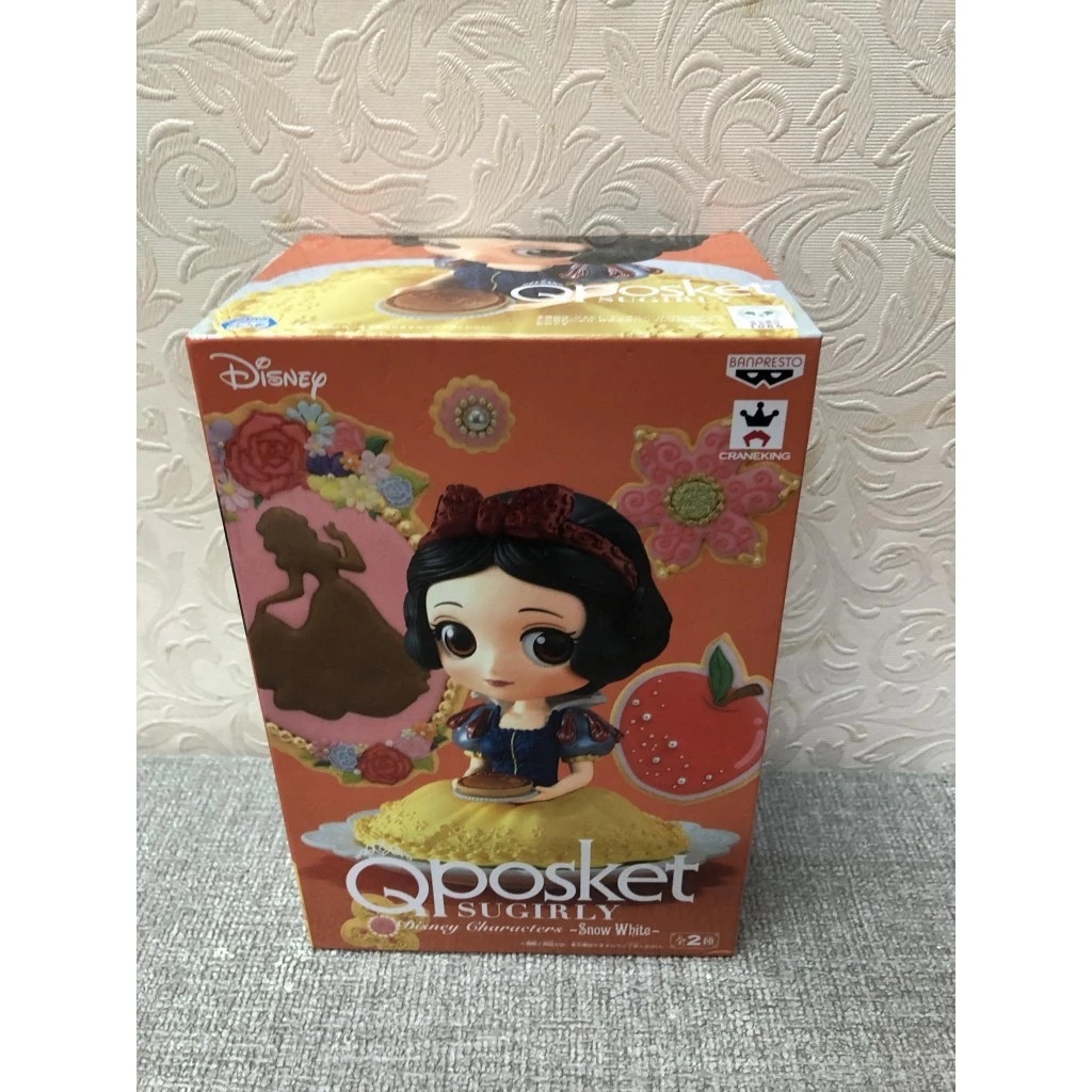 日本正版 白雪公主 QPosket QP Snow White Q版 下午茶 迪士尼 淺色 公仔 景品 | 蝦皮購物