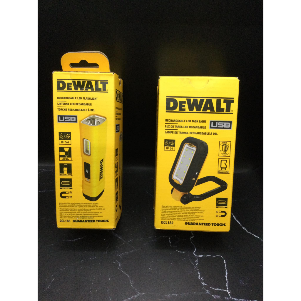 Dewalt得偉 最新款 DCL 182 DCL 183 多功能手電筒 照明燈 磁吸燈 工作燈 | 蝦皮購物
