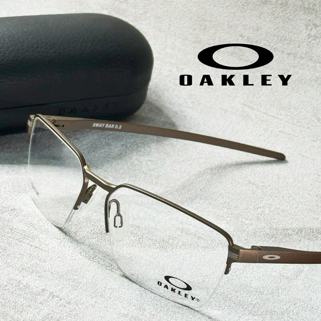 【OAKLEY原廠公司貨】鈦金屬 半框 紳士風格 OX5080 02 54MM ｜歐克利光學框【唯光眼鏡】 | 蝦皮購物