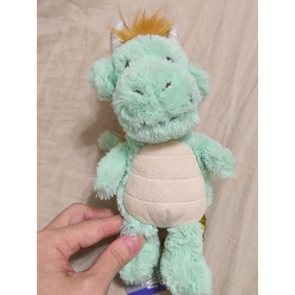【9成5新】Sunlemon ORIGINAL FLUFFIES RAINBOW 彩虹恐龍娃娃 | 蝦皮購物
