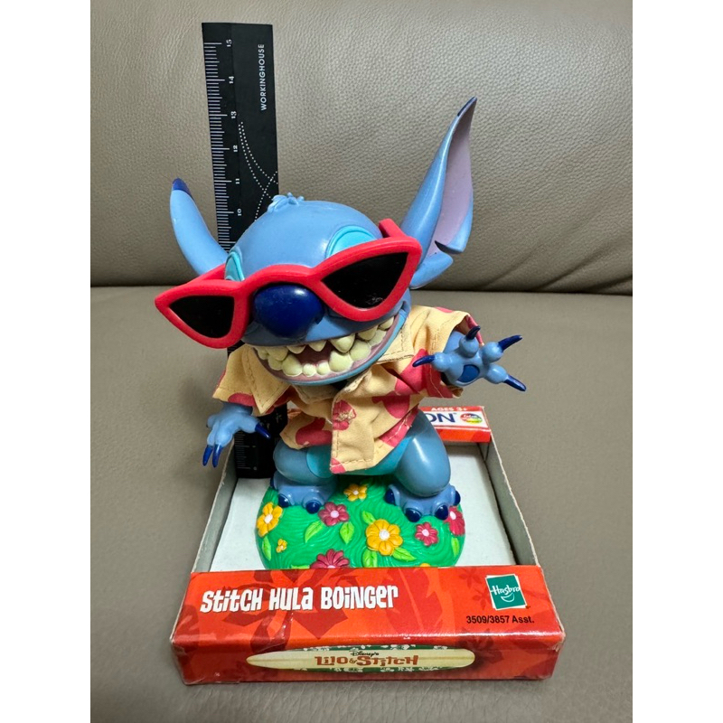 【二手全新 絕版正版 骨董級】Stitch Hula Boinger史迪奇搖頭公仔 | 蝦皮購物