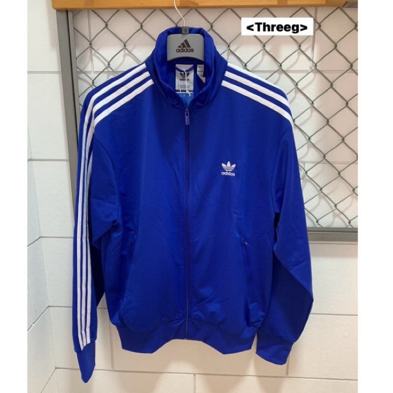 Threeg🐲ADIDAS OG ADICOLOR CLASSICS 立領外套 三線 拉鍊口袋 藍色 男款 IZ3069 | 蝦皮購物