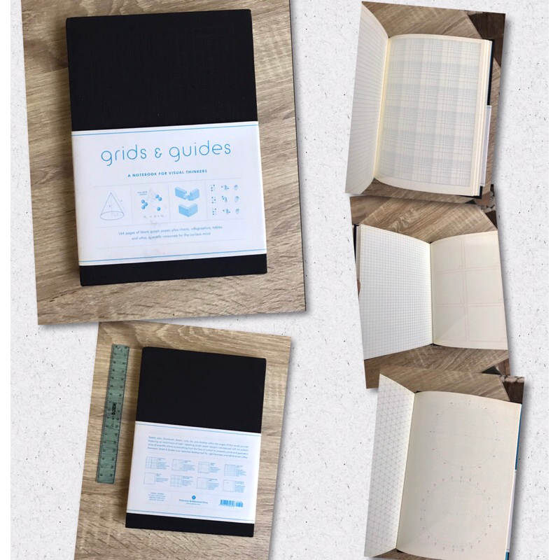 Grids & Guides視覺思考者的筆記本網格繪圖日記手札。全新品 | 蝦皮購物