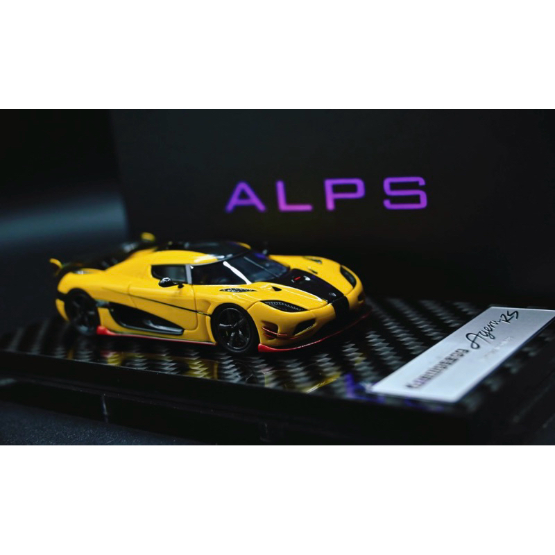 GRYNING Model 1:64 Koenigsegg Agera RS1 ML 黃 樹脂 | 蝦皮購物