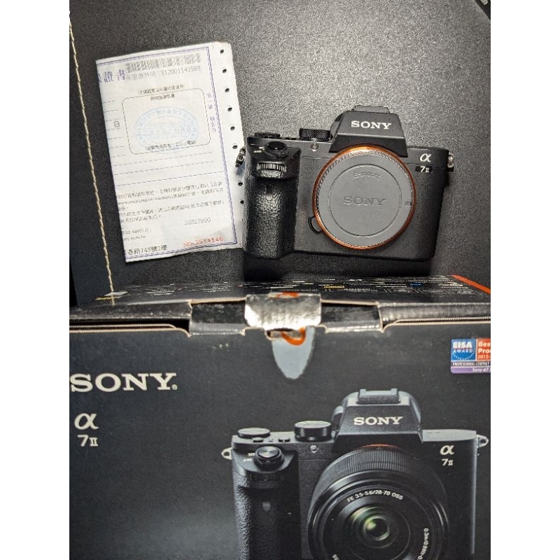 [二手品] Sony a7 II A7m2 A72 單機身含電池3顆 | 蝦皮購物
