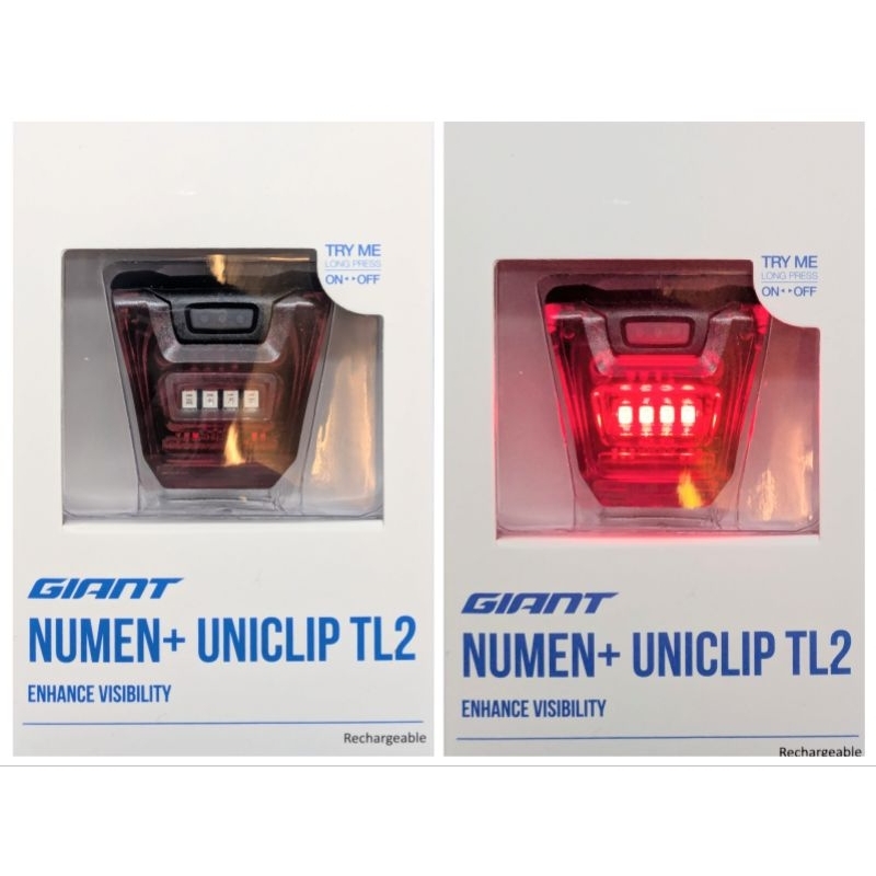 GIANT NUMEN+ UniClip 坐墊整合式警示燈/TL2 尾燈/警示燈/USB充電 | 蝦皮購物
