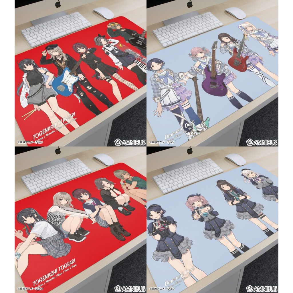 代購 AMNIBUS Girls Band Cry 軟膠桌墊 電腦桌墊 滑鼠墊 共4款 可選 | 蝦皮購物