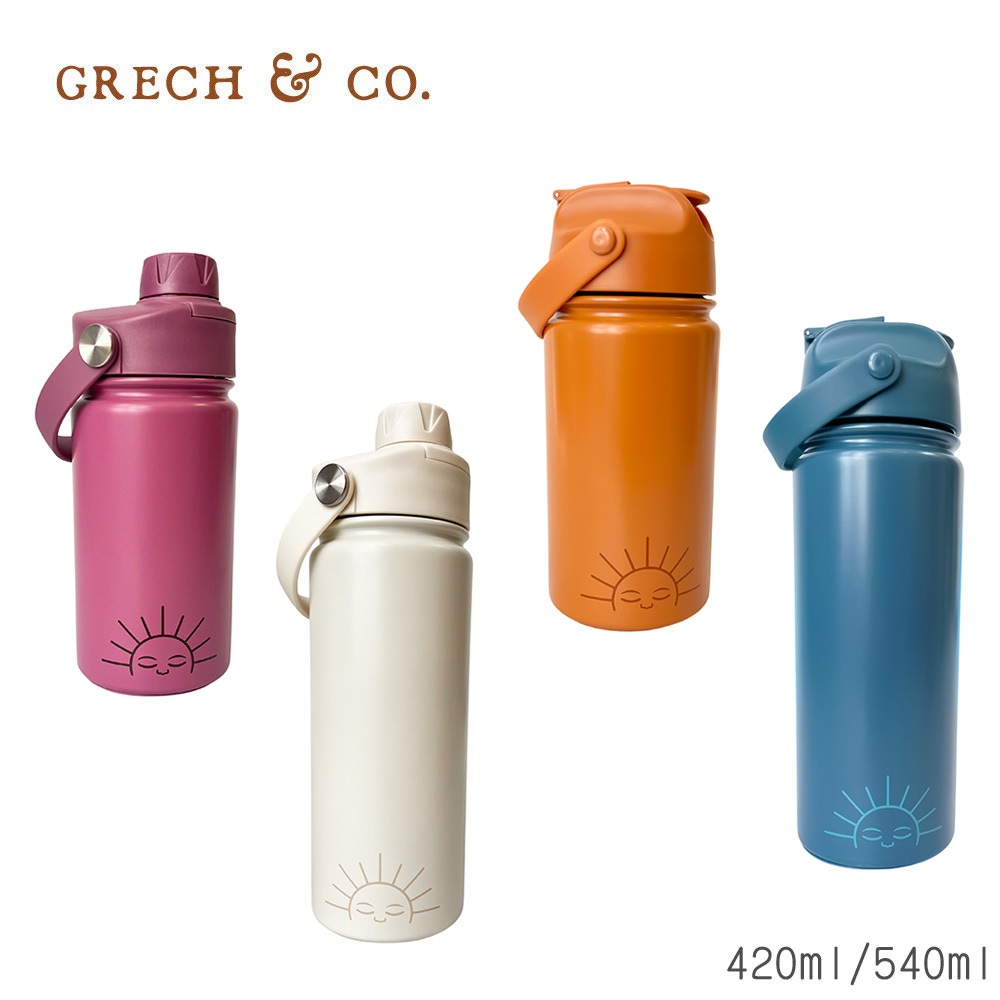 丹麥Grech&Co. 不鏽鋼吸管水壺 直飲水壺 水杯 保溫瓶 420ml / 540ml | 蝦皮購物