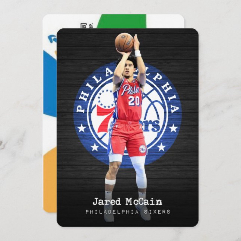 NBA 76人 新希望 Jared McCain 球星悠遊卡 (實體悠遊卡,非貼紙)：費城 76人隊 | 蝦皮購物
