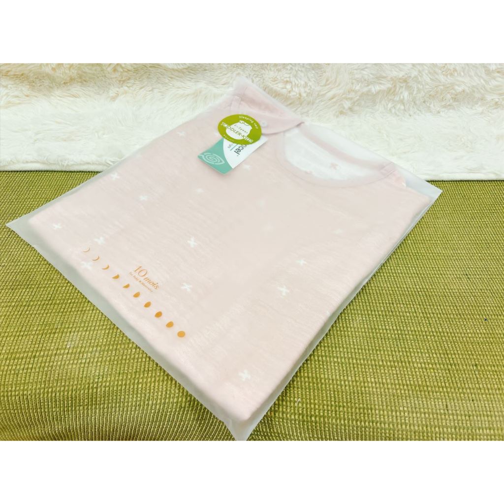 [全新在台現貨]快速出貨 10mois 十字星彩 天絲 三層紗 防踢背心 防踢被 幼童粉 彌月禮 生日禮 日本製正品 | 蝦皮購物