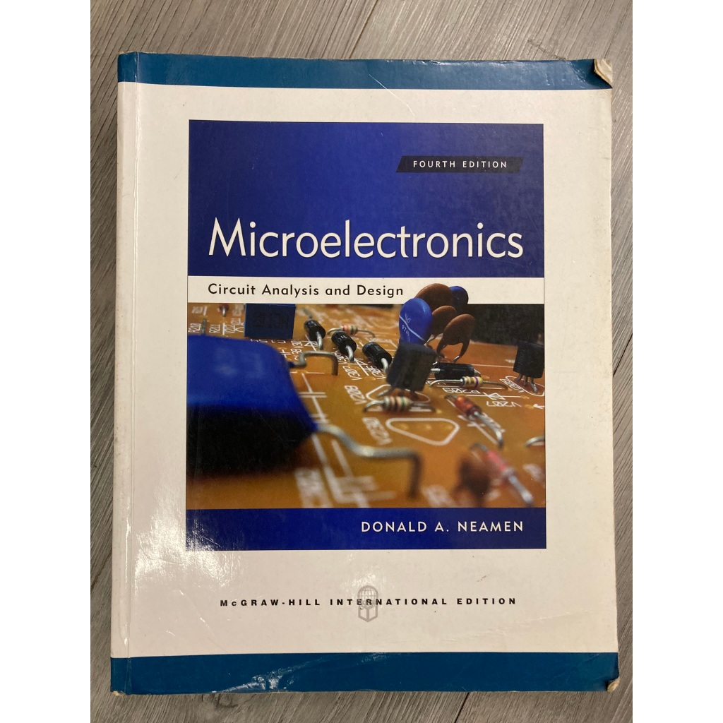 Microelectronics Circuit Analysis and Design 4/e 9863415103 | 蝦皮購物