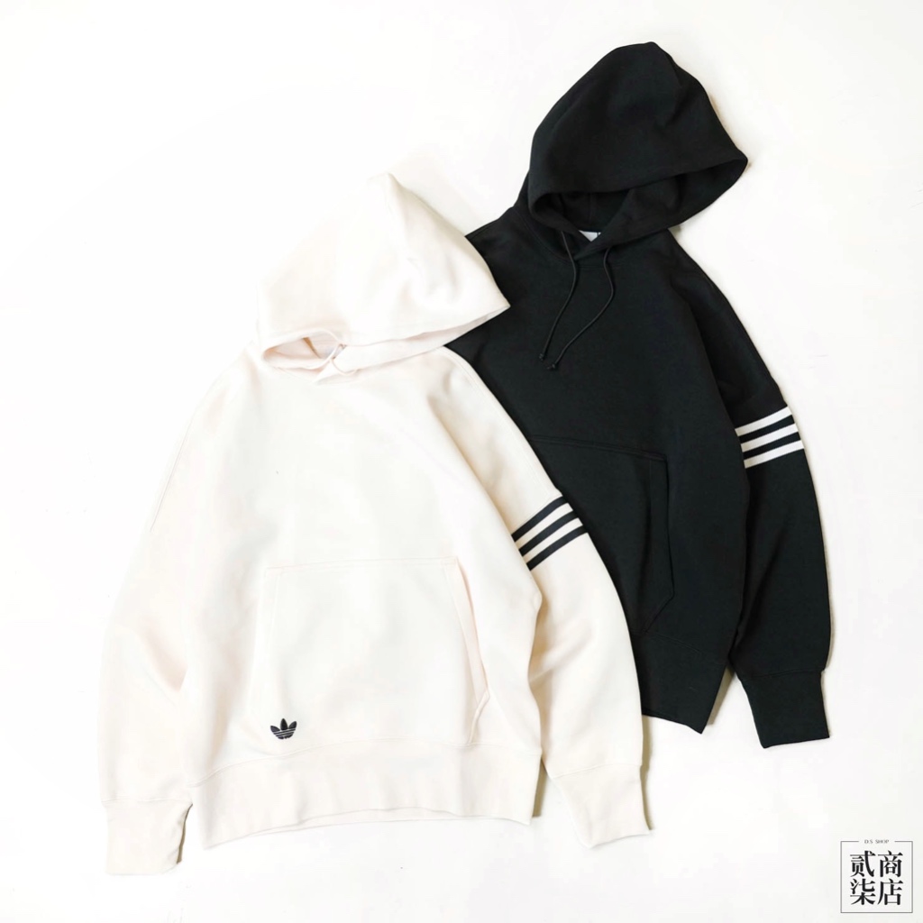 貳柒商店) ADIDAS HOODIE 男款 三葉草 帽T 連帽 三線 寬鬆 太空棉 滑面 JF9141 IW0975 | 蝦皮購物