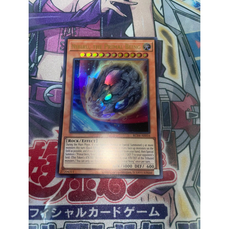 ¥REI¥ 遊戲王 亞英 RC04-AE016 原始生命態 尼比魯 (金亮) | 蝦皮購物