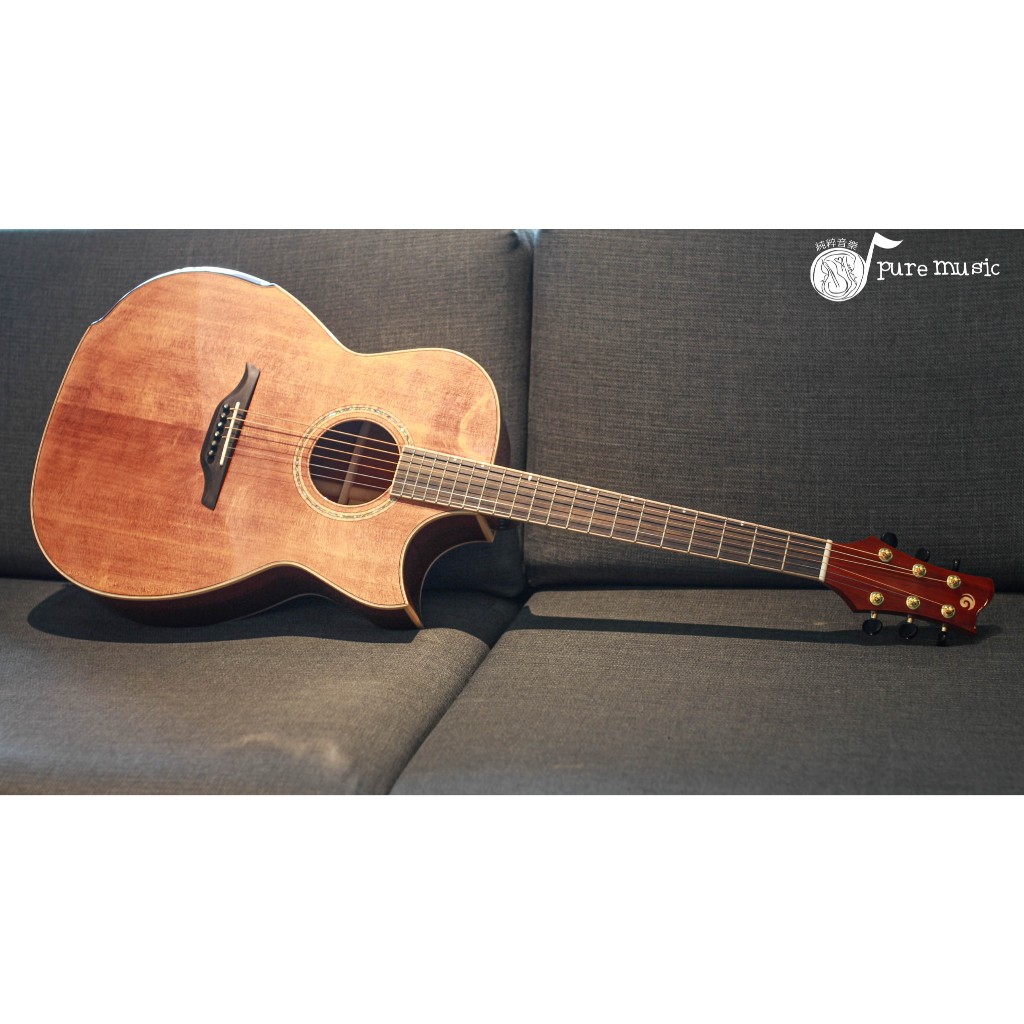 [純粹音樂社] Gomans F-S16C 西卡雲杉面板/花梨木側背 復古刷色 全單板手工木吉他(客製版) | 蝦皮購物