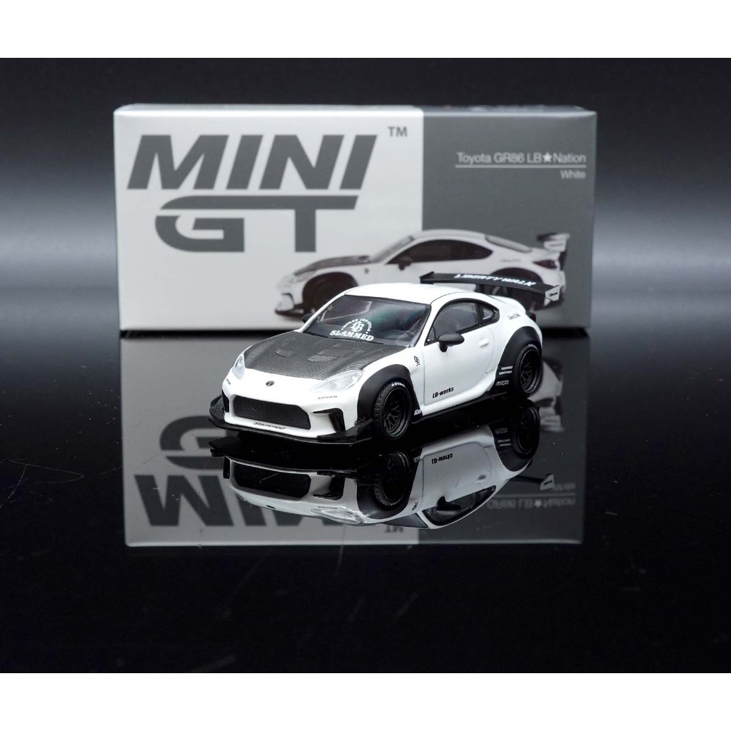 MASH 現貨特價 Mini GT 1/64 Toyota GR86 LB Nation White #769 | 蝦皮購物