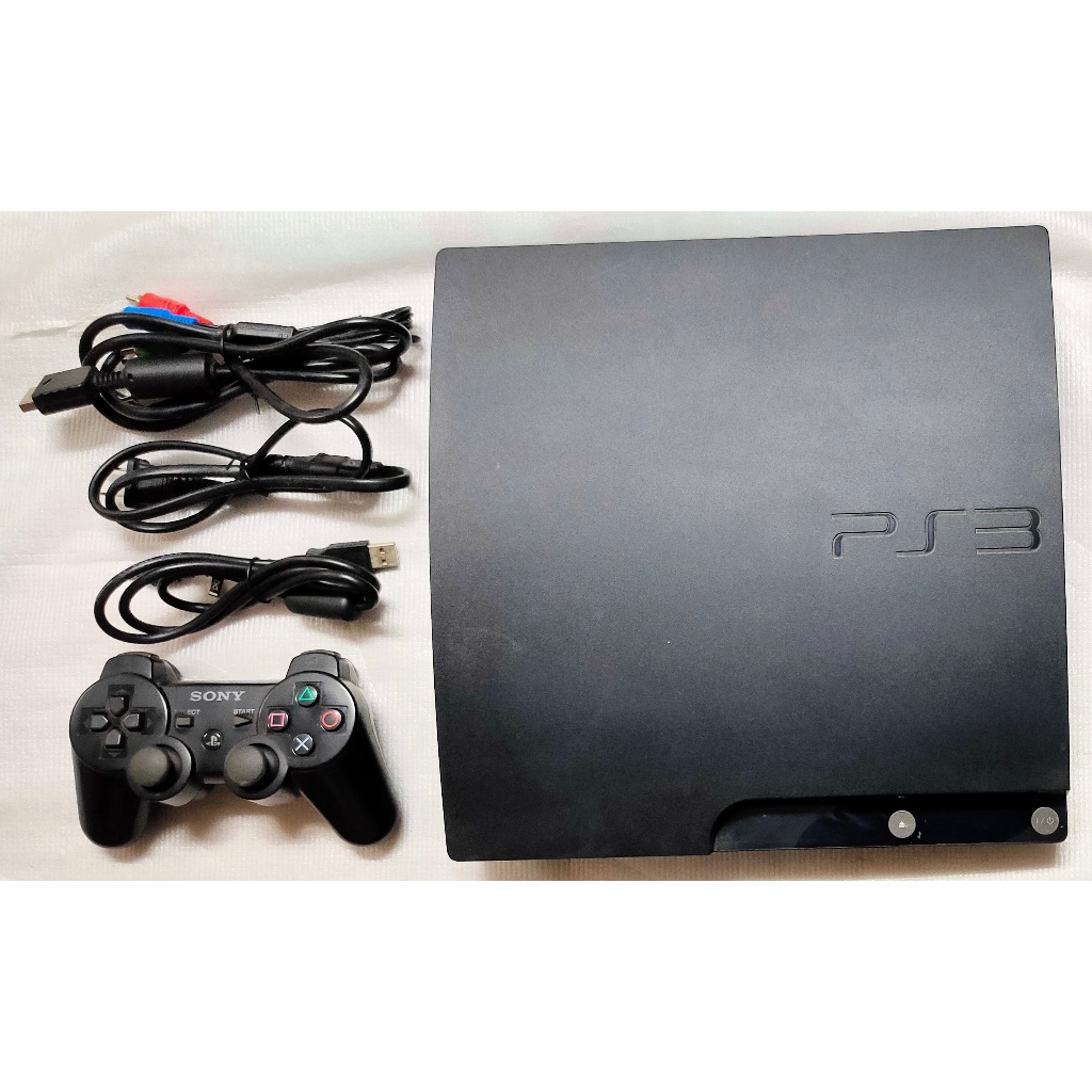PS3 SLIM 2507A 500G 4.88 黑色 7.5成新 台灣公司貨 HDMI故障 | 蝦皮購物