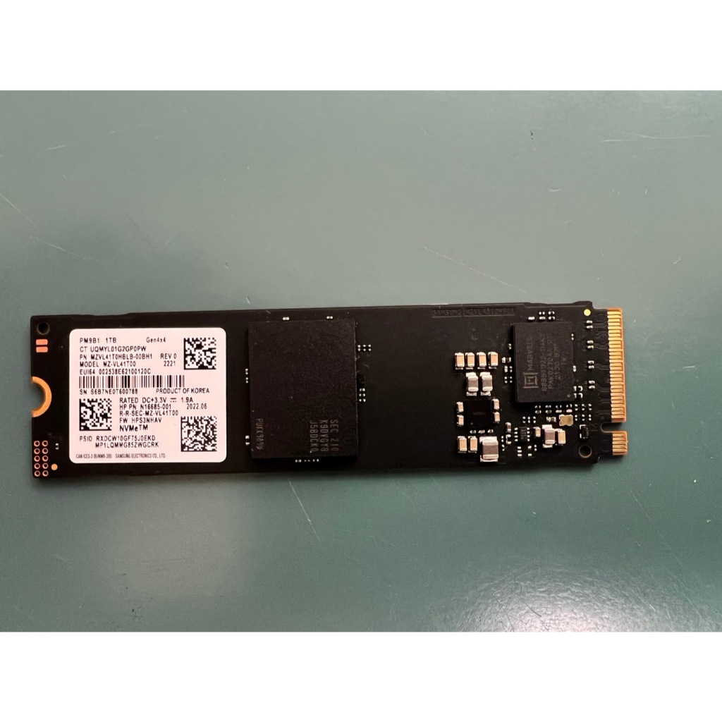【Samsung 三星】SSD PM9B1 1TB(拆封良品) | 蝦皮購物