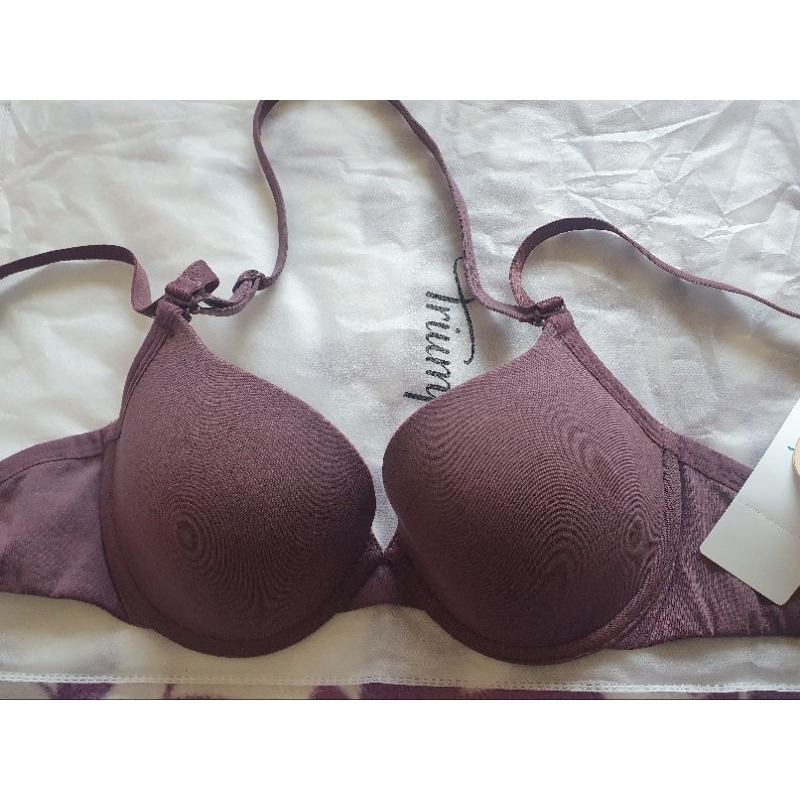 黛安芬Sloggi天然有機棉內衣紫梅果實75C,80D | 蝦皮購物