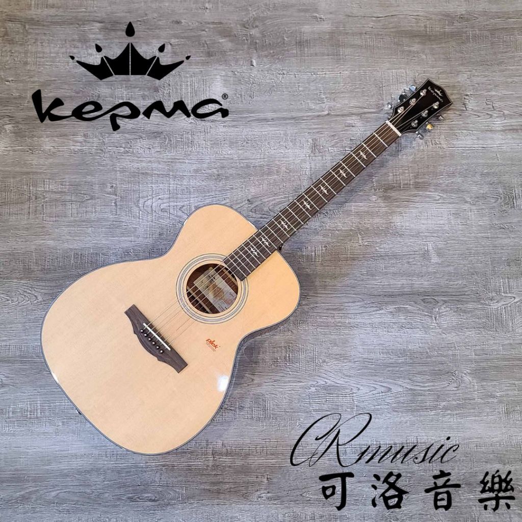 【可洛音樂】免運 Kepma F1-OM 民謠吉他 面單板 木吉他 附原廠外袋 買吉他送超值工具書 | 蝦皮購物